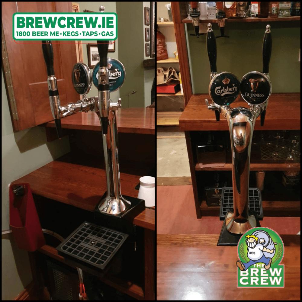Home Bar Tap System - Double Stout + Lager Tap in Dublin | GetLocal Ireland