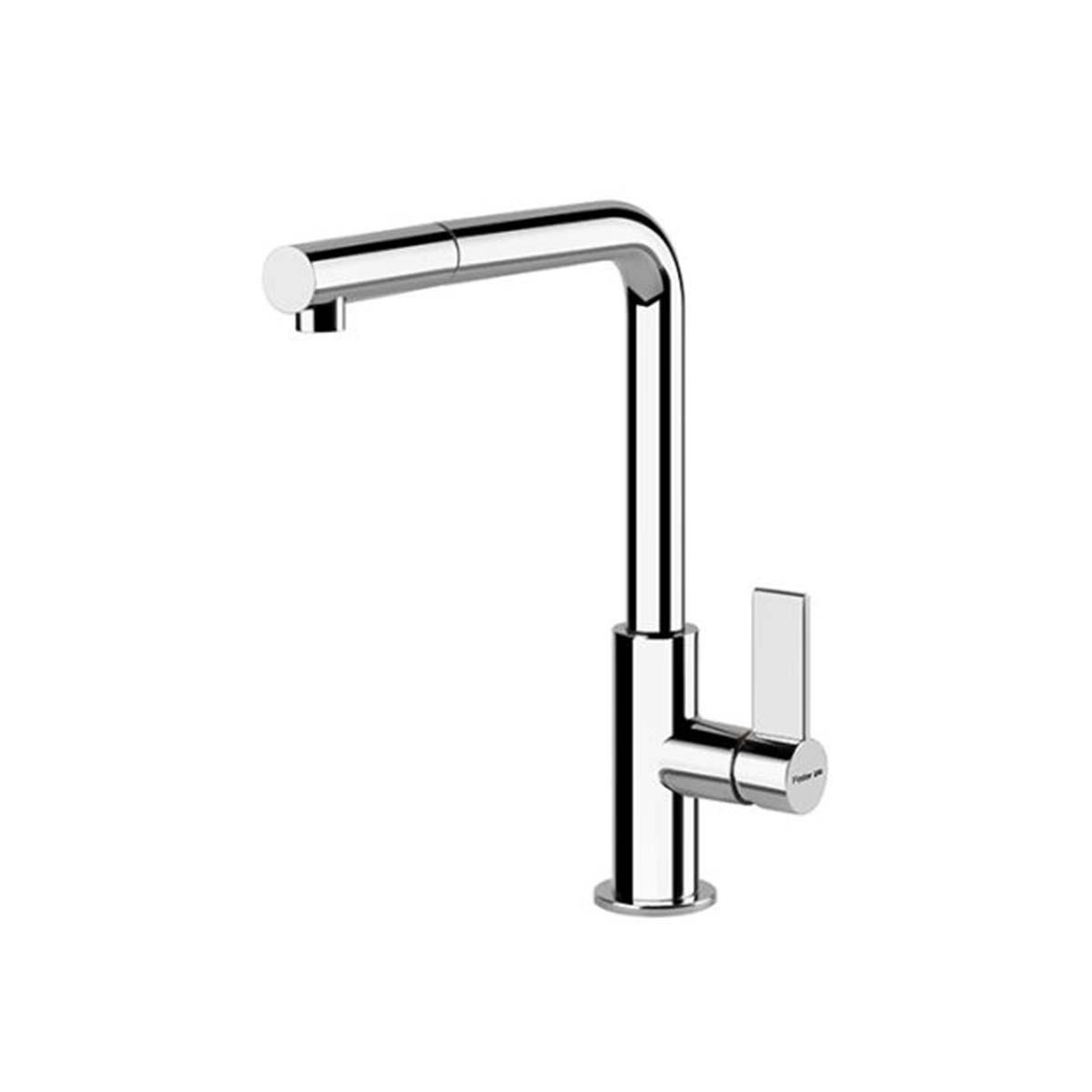 Foster Omega Plus Single Lever Kitchen Mixer Tap with Pull-Out Spray ...