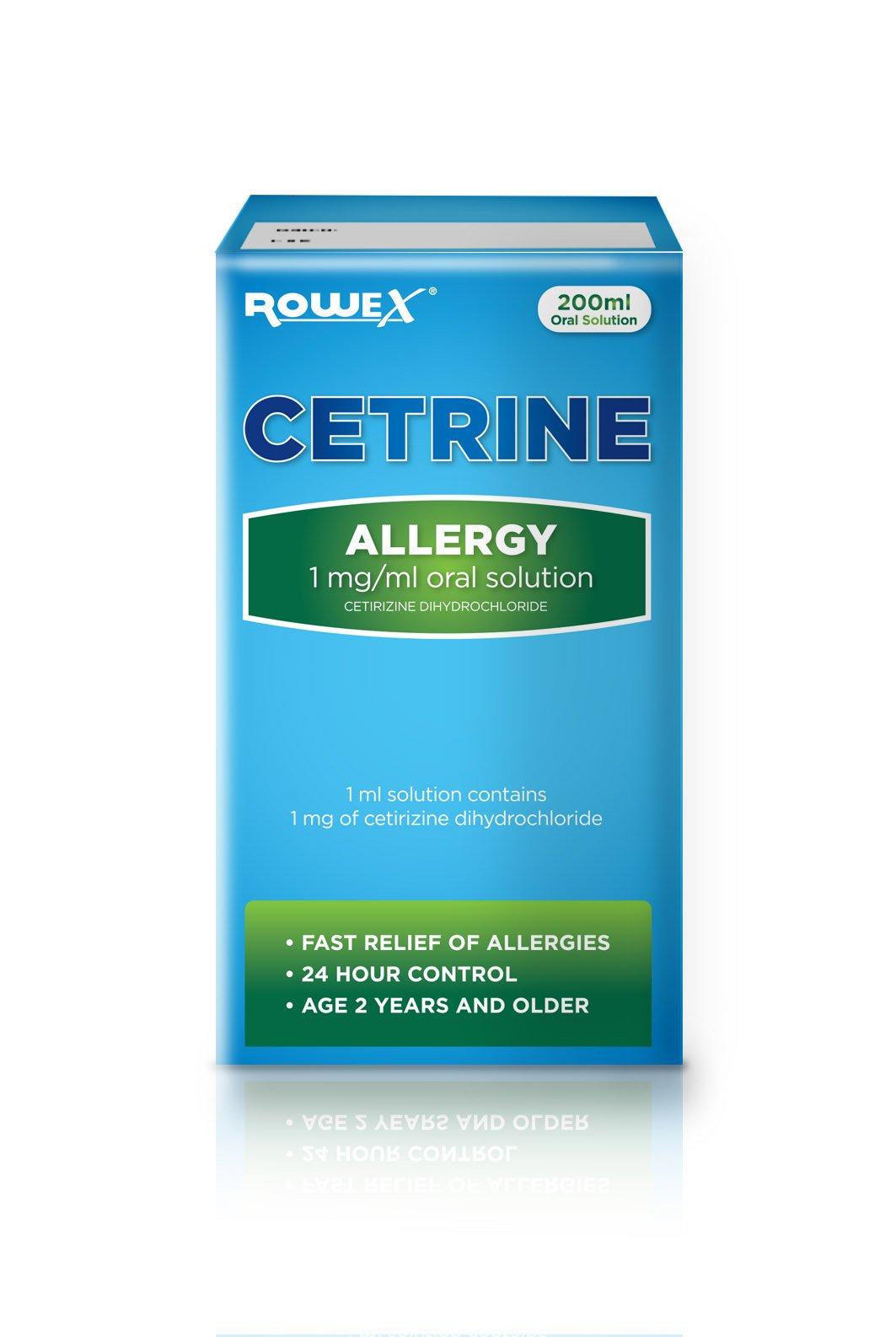 Cetrine Cetirizine Allergy 1mg/ml Solution (200ml) in Dublin | GetLocal ...