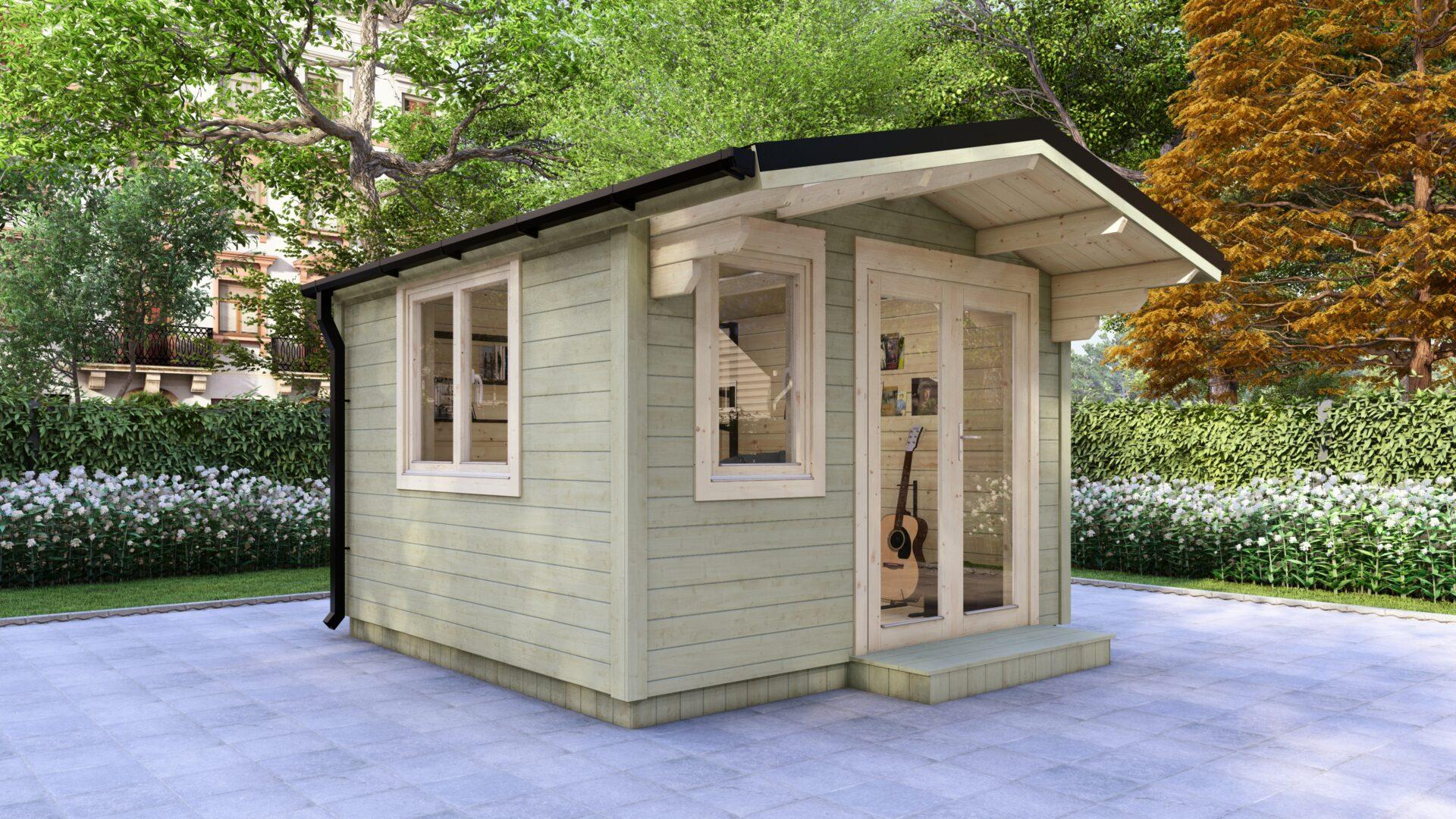 Laois Log Cabin 3m x 4m - Log Cabins & Homes -MyCabin.ie in Wicklow ...