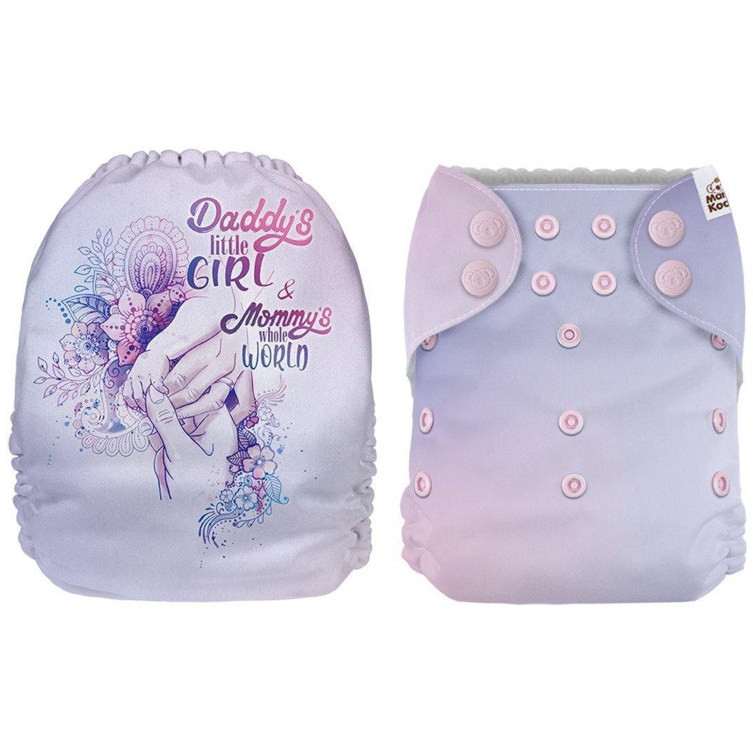 Mama Koala Daddy's Little Girl & Mommy's Whole World Pocket Nappy in ...