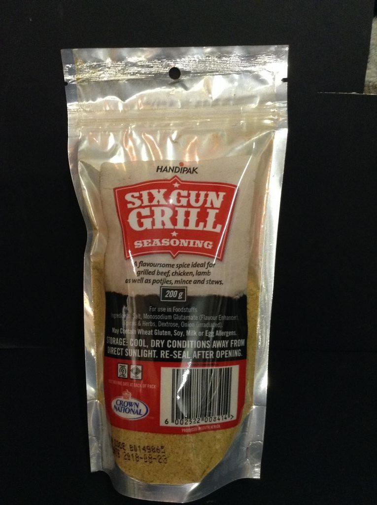 Crown National SIX GUN GRILL SPICE - 200g pack in Westmeath | GetLocal ...