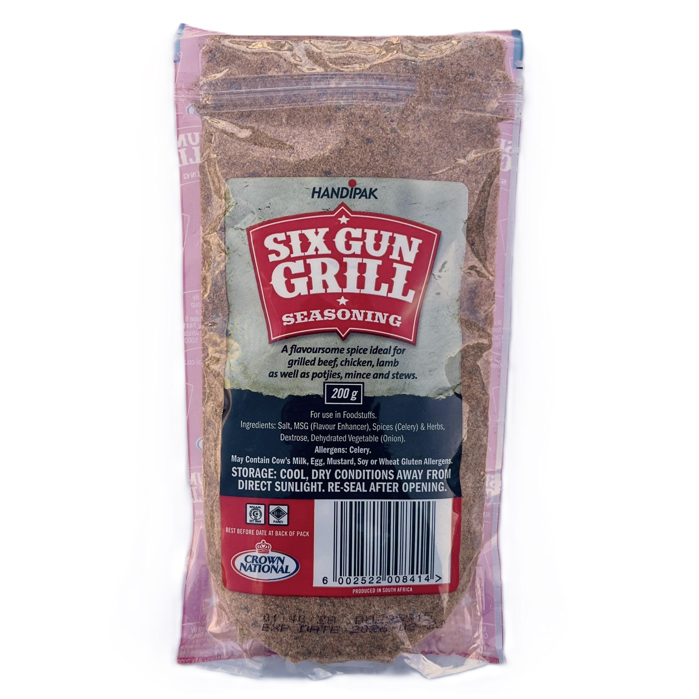 Crown National SIX GUN GRILL SPICE - 200g pack in Westmeath | GetLocal ...