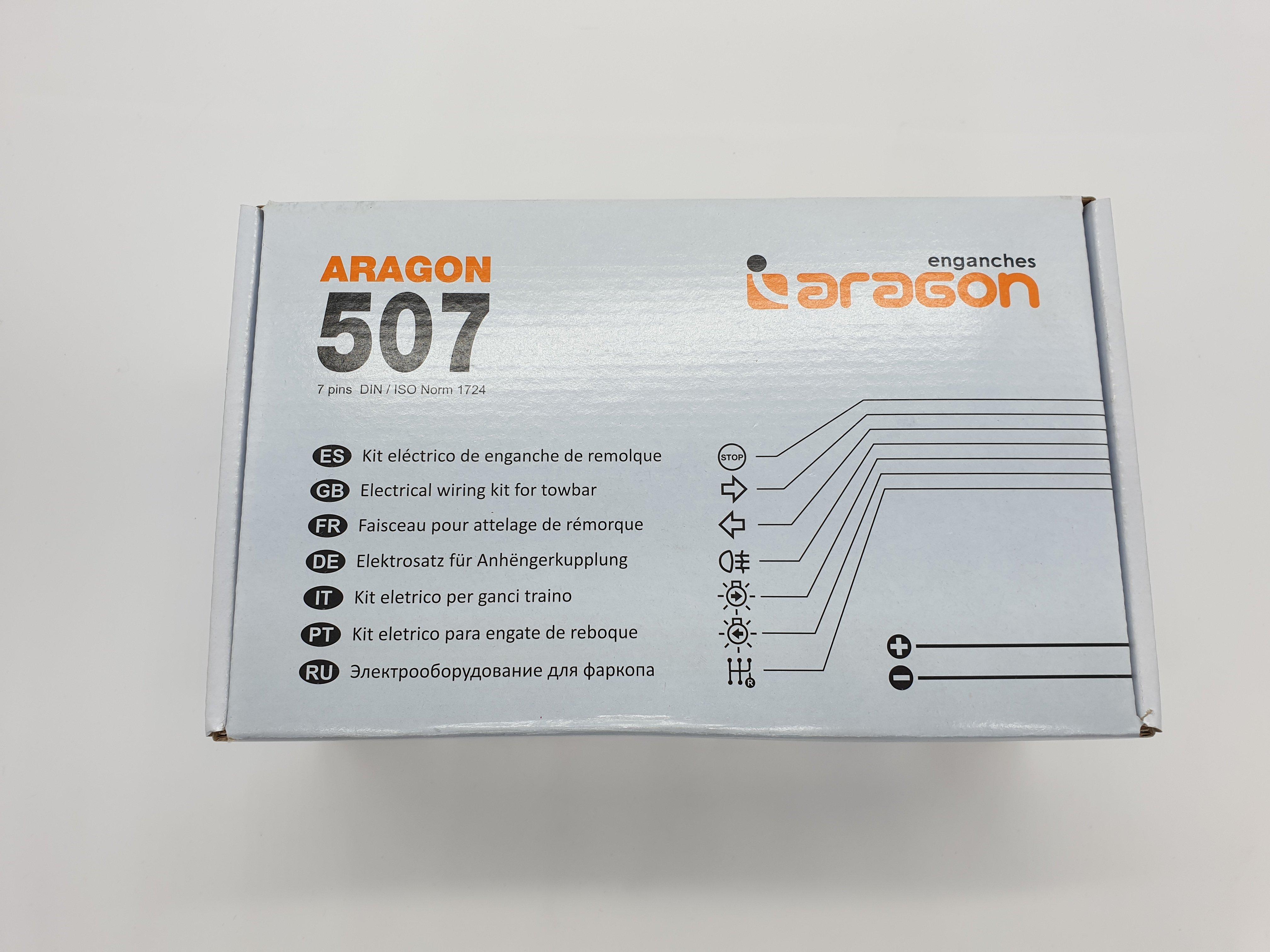 TOW BAR | ARAGON | 507 | 7 PIN | ISO | NORM 1724 | FULL TOW BAR | WIRE ...