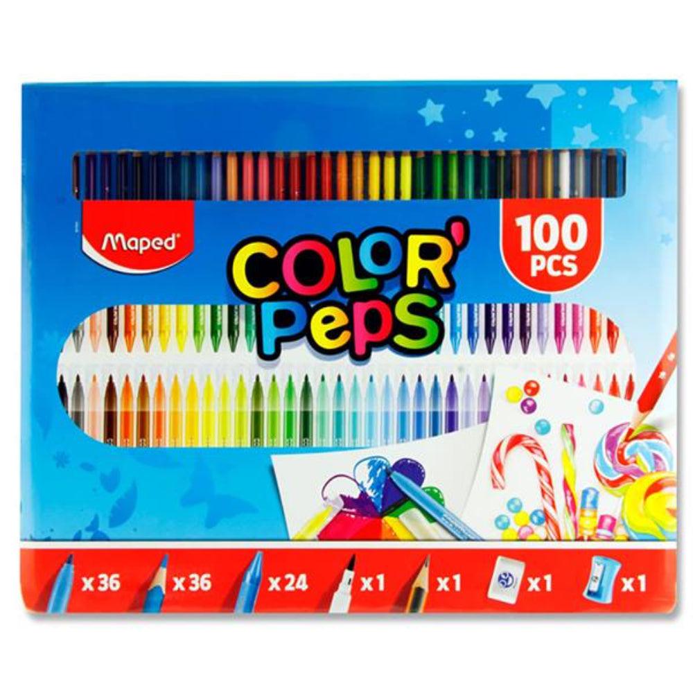Maped Creativ Color'peps Colouring Kit - 100 Pieces in Cork | GetLocal ...