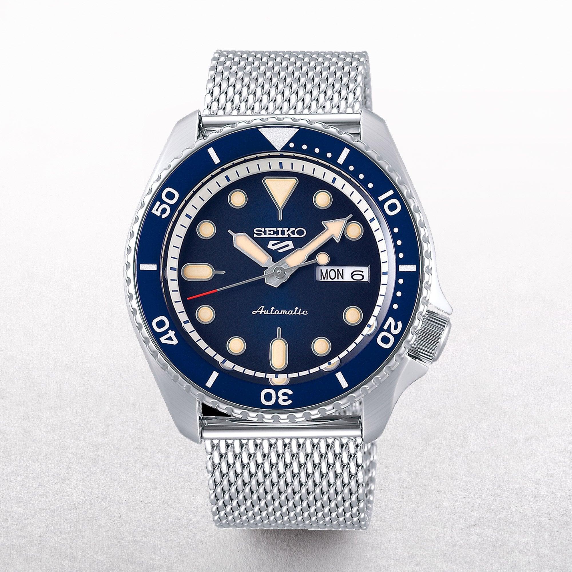 Seiko 5 Gents Automatic Blue Dial Watch in Stainless Steel in Dublin ...