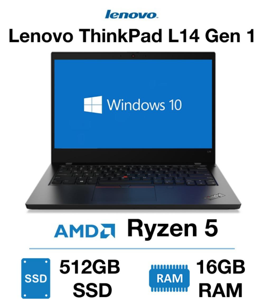 Lenovo ThinkPad L14 Gen 1 Touchscreen AMD Ryzen 5 | 16GB RAM | 512GB ...