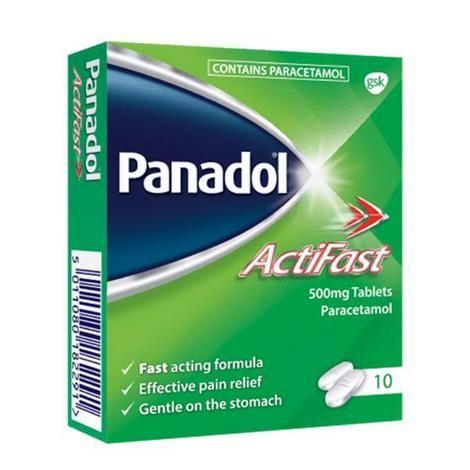 Panadol Actifast Paracetamol 500Mg Tablets 10 Pack in Dublin | GetLocal ...