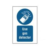 Use gas detector symbol and text safety Sign. in Limerick | GetLocal ...