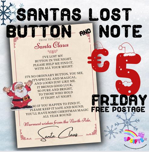 Santa Shaped Button and Santas lost button note in Dublin | GetLocal ...