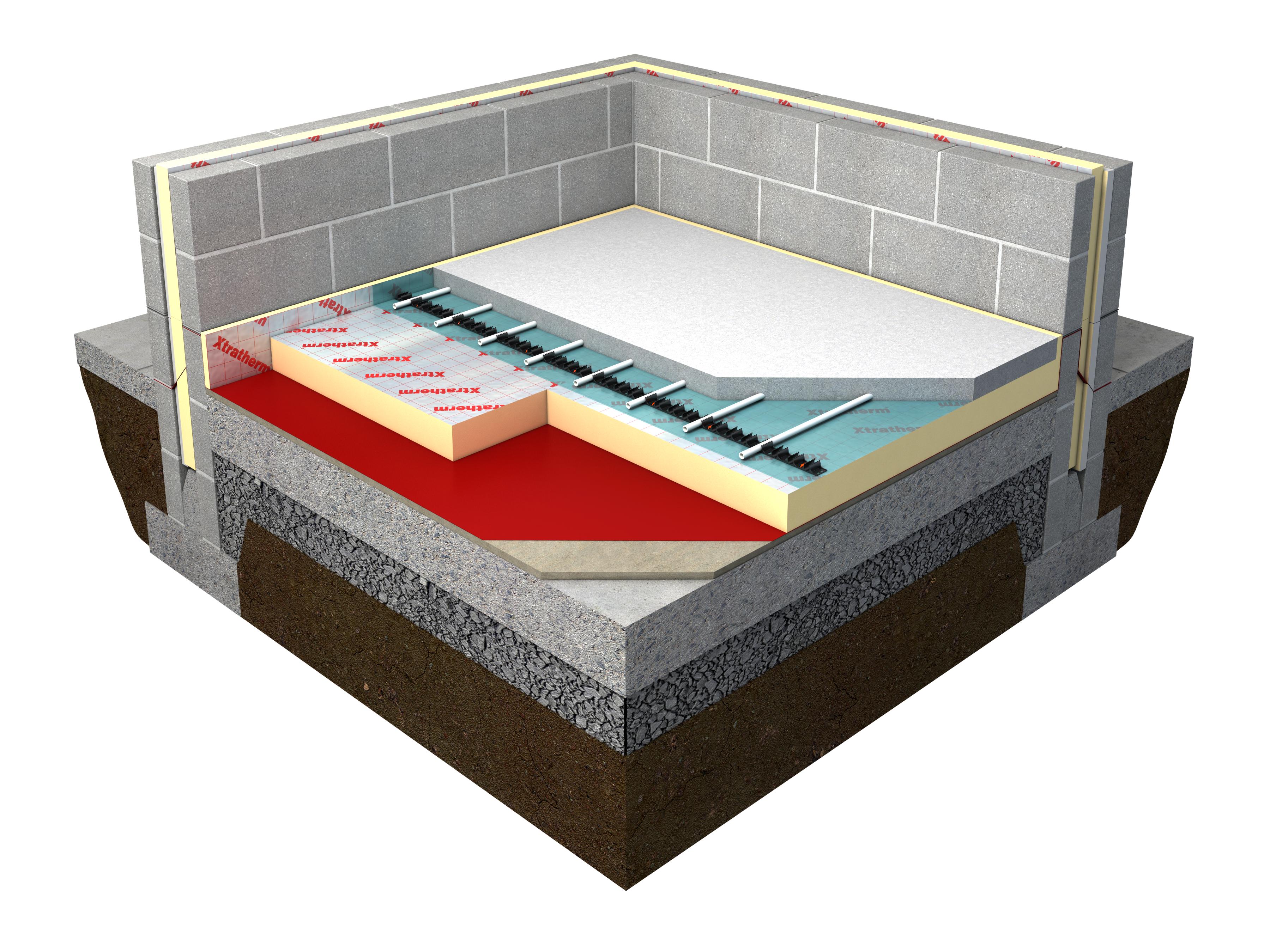 Xtratherm Polyiso Underfloor Insulation - 1200mm x 2400mm x 100mm in ...